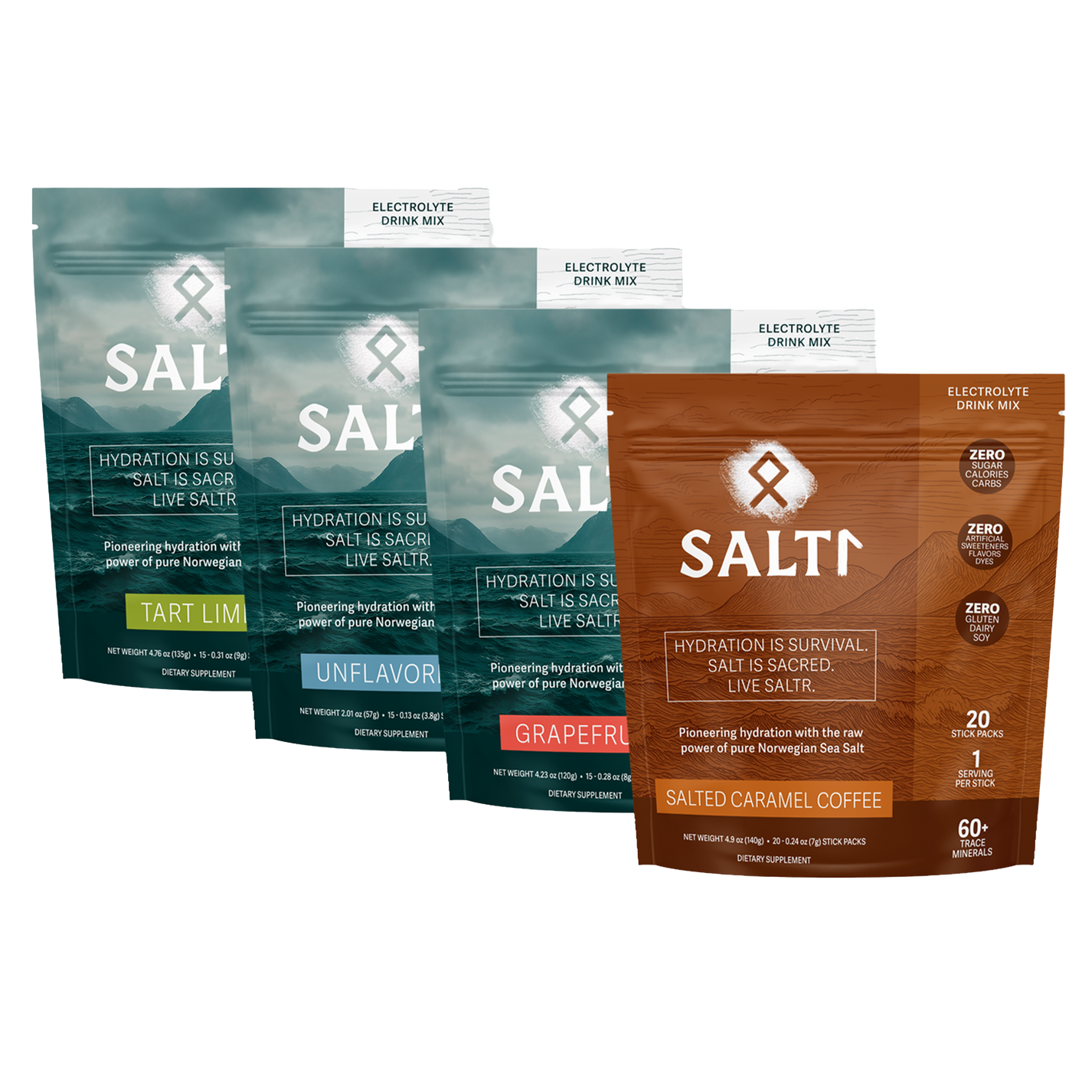 SALTR BUNDLE & SAVE - ALL 4 Flavors – LIVESALTR